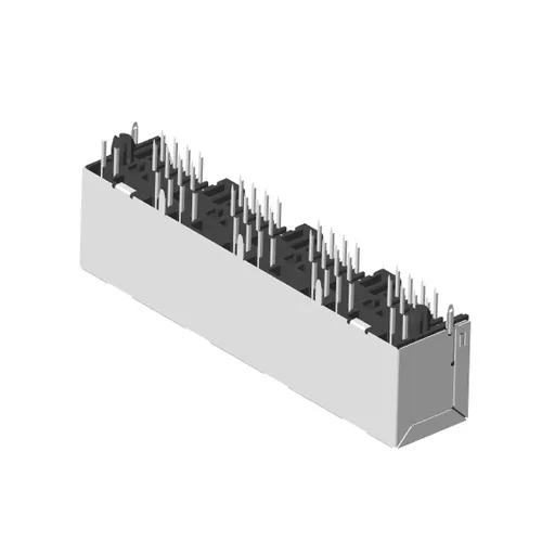 RJ45 52D 1X4 TAB-UP with lights and shielding【RJ45 interface】|Dimud ...