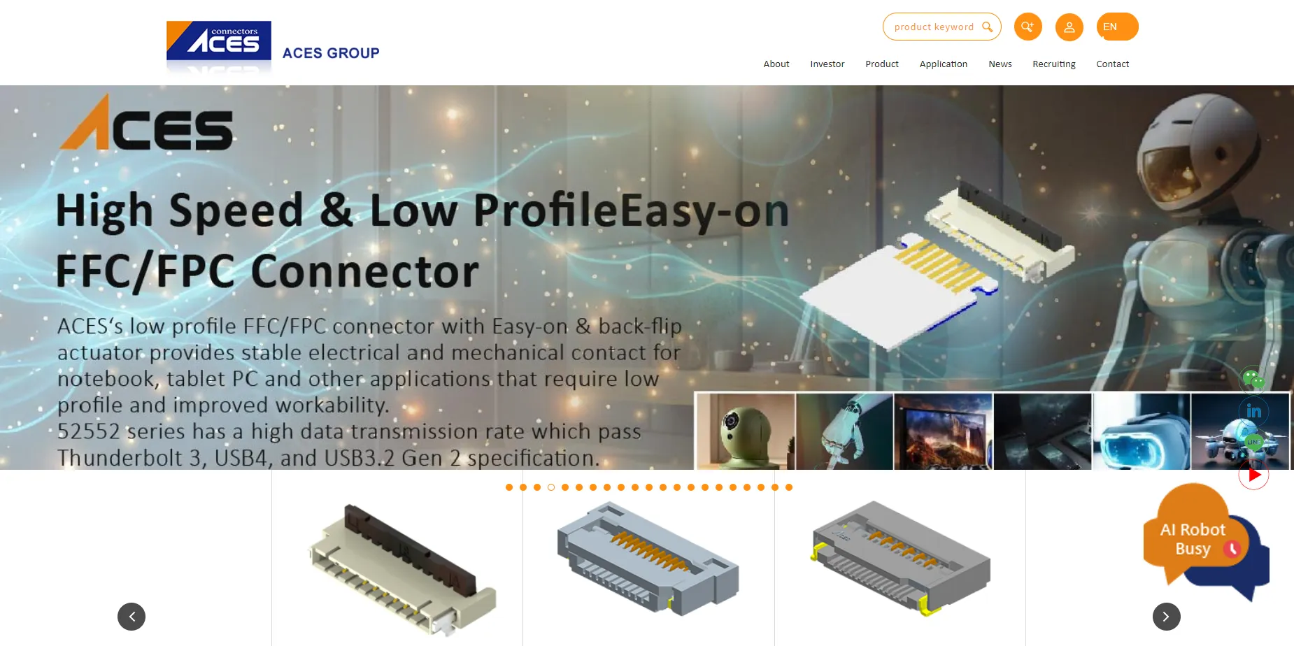 Aces Electronic Co.,Ltd|Dimud connectors & cables