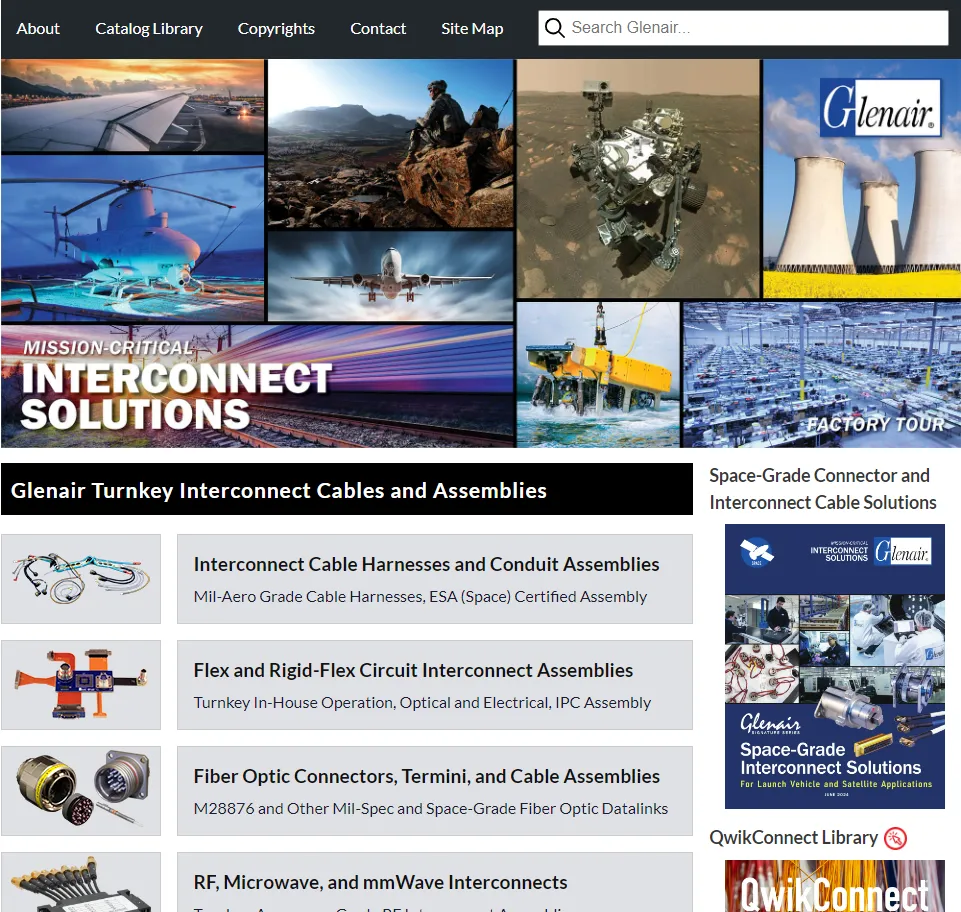 Glenair|Dimud connectors & cables